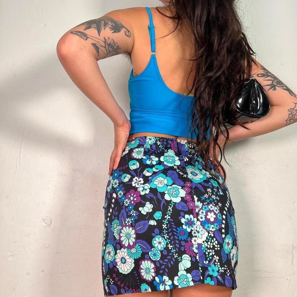 Y2K 2000’s Blue Swim Tankini Top - Etsy