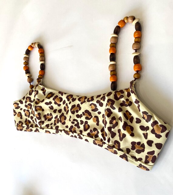 Vintage Leopard Print Swim Set - Gem