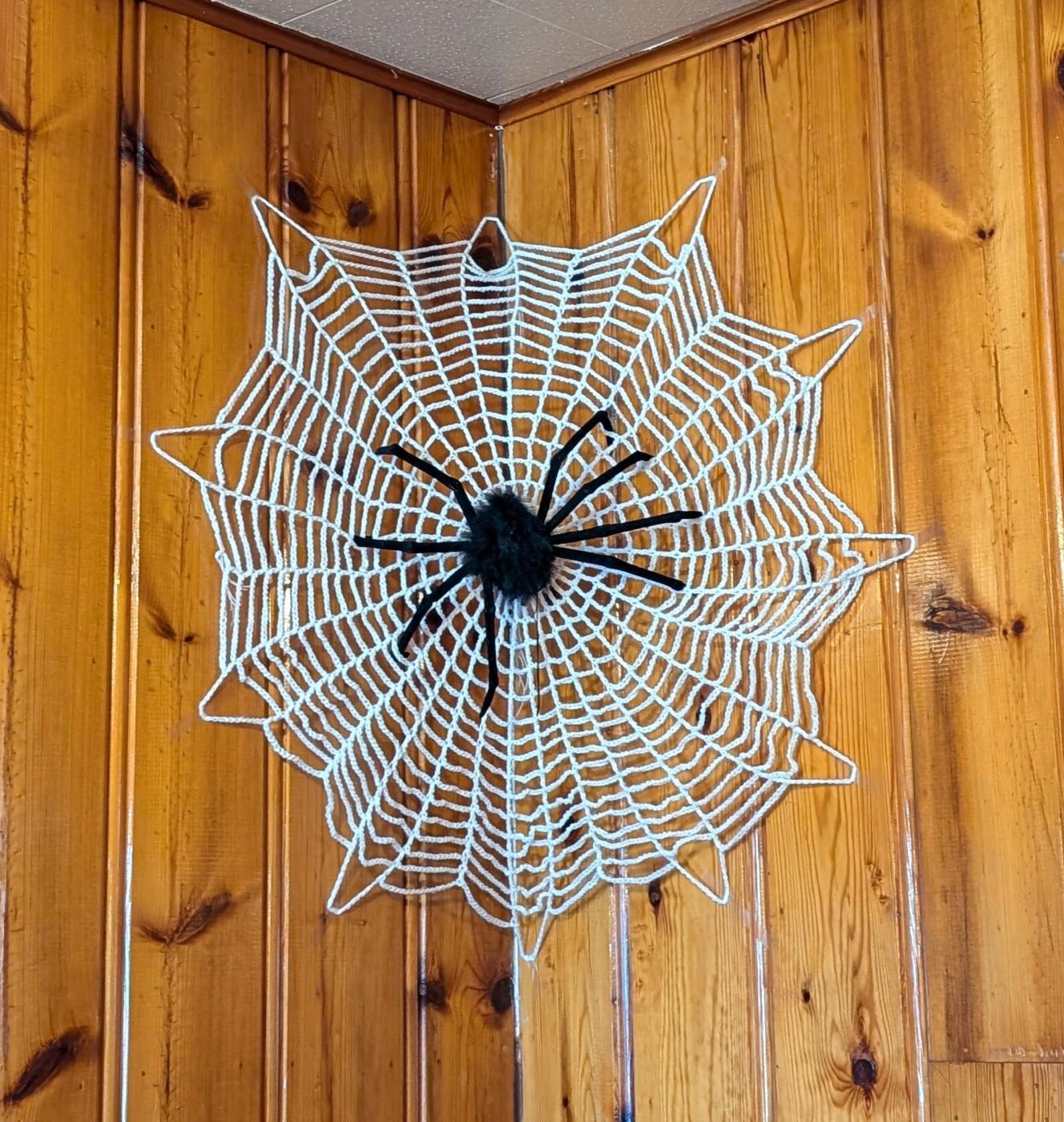 Large Halloween Spider Web Decoration - Etsy