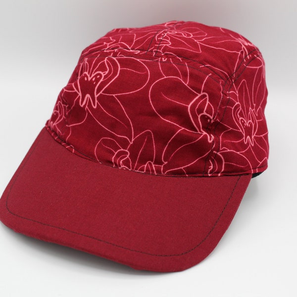 Floral Five Panel Hat - Etsy