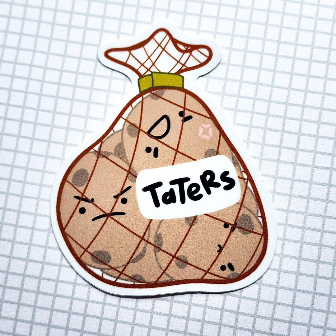 Bag of Taters Vinyl Sticker - Etsy