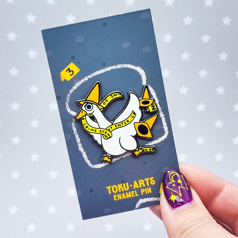 Crime Goose Enamel Pin - Etsy