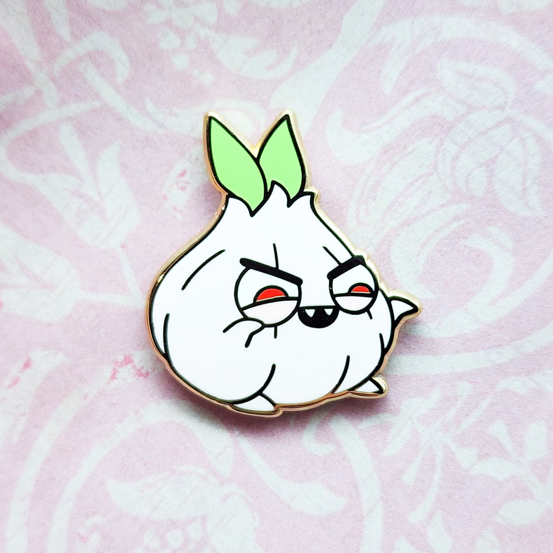 Vampire Garlic Enamel Pin - Etsy