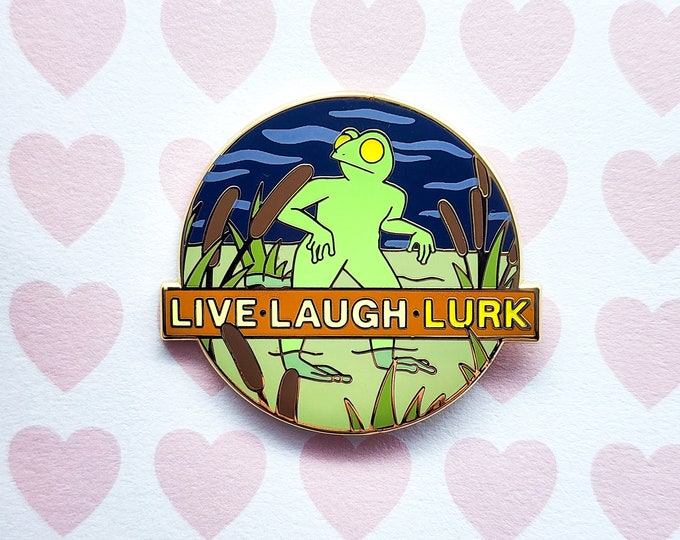 Loveland Frogman Enamel Pin - Etsy