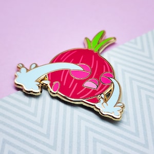 Sad Onion Enamel Pin - Etsy