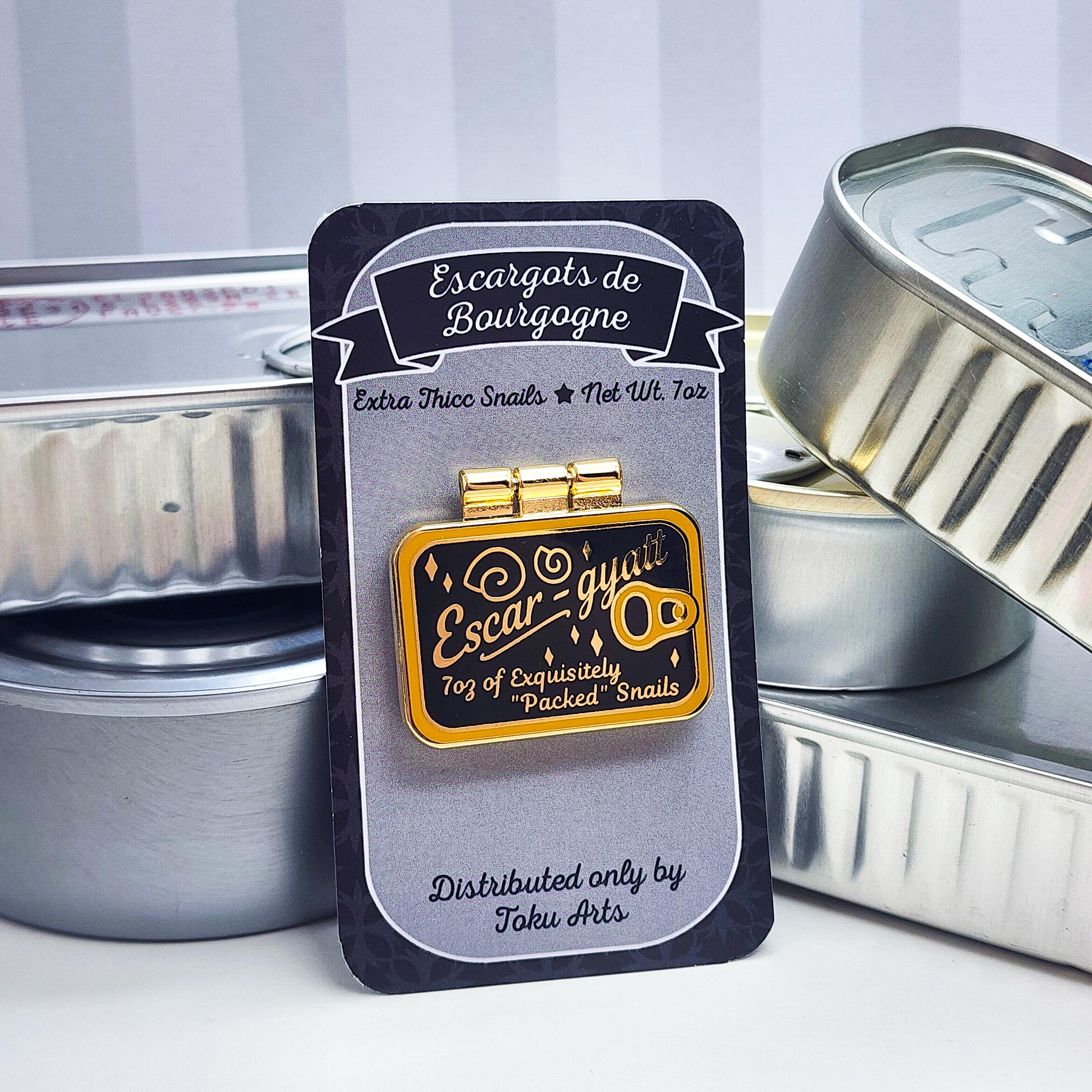 Escargot Snails Tinned Fish Enamel Pin - Etsy
