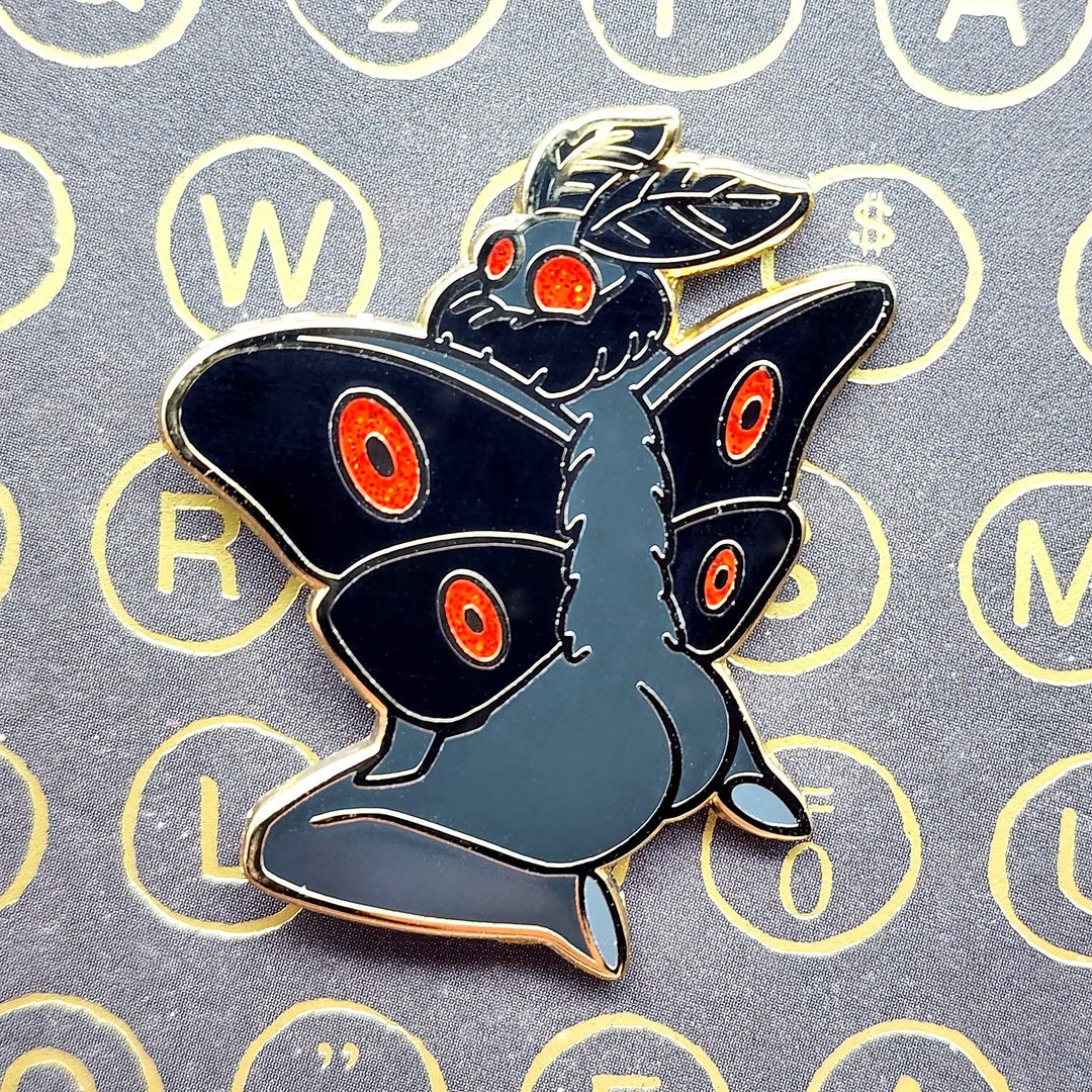 Caked up Mothman Cryptid Enamel Pin - Etsy