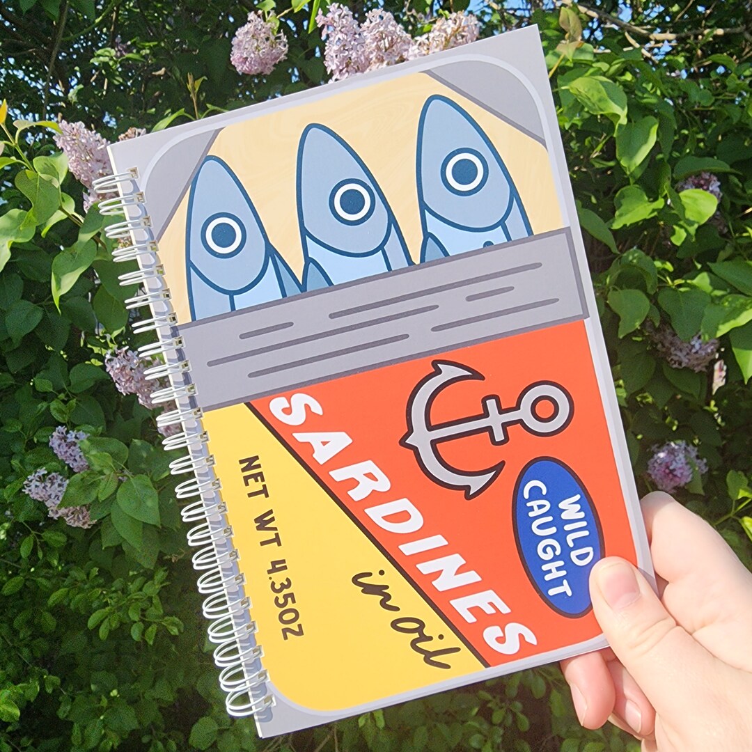 Tightly Packed Sardines Reusable Sticker Book - Etsy