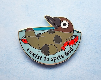 Loveland Frogman Enamel Pin - Etsy