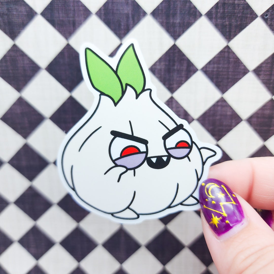 Vampire Garlic Vinyl Sticker - Etsy