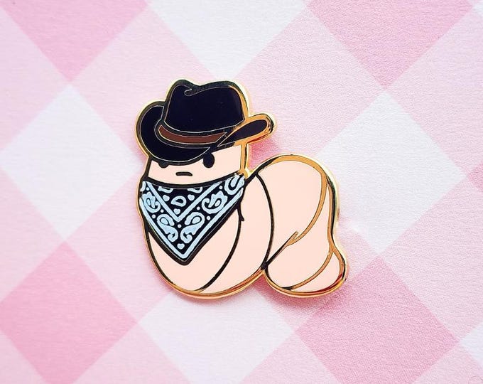 Yeehaw Worm Enamel Pin - Etsy
