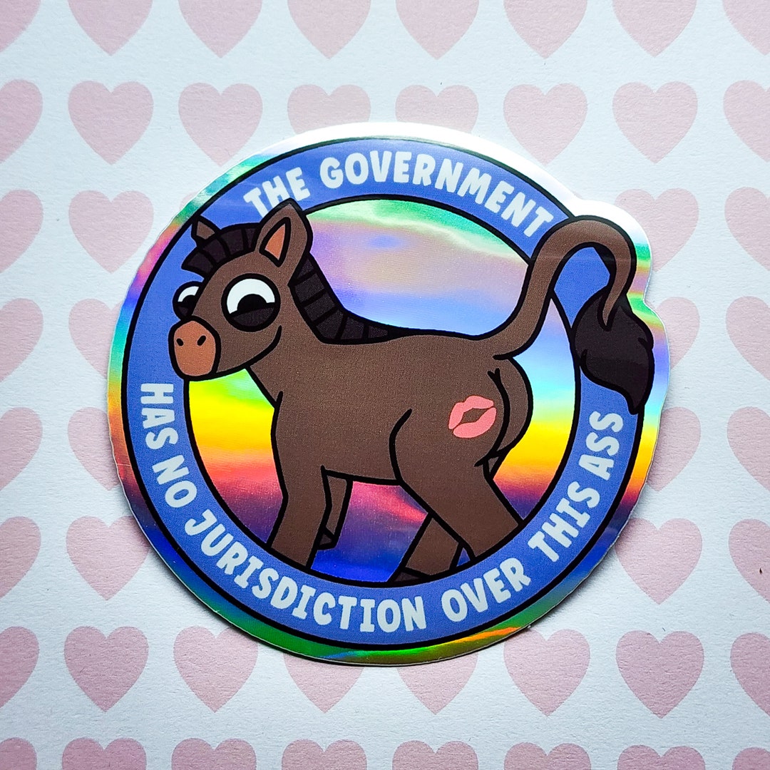 Political Donkey Vinyl Sticker - Etsy