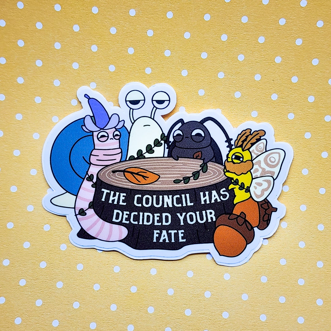 Bug Council Vinyl Sticker - Etsy