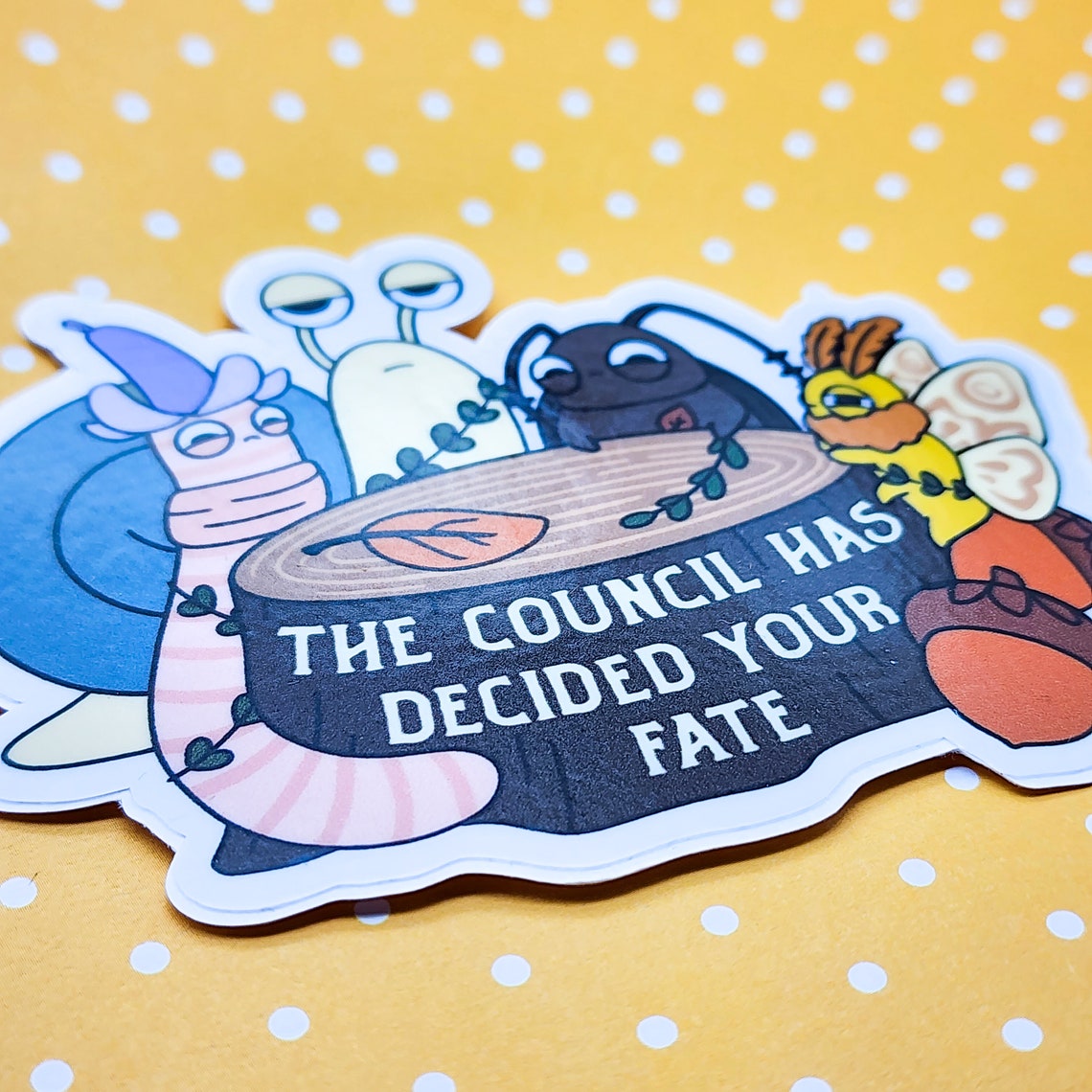 Bug Council Vinyl Sticker - Etsy