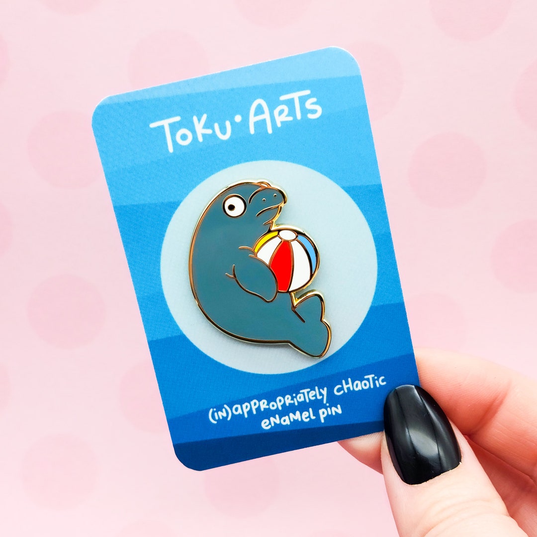 Sus Manatee Enamel Pin - Etsy