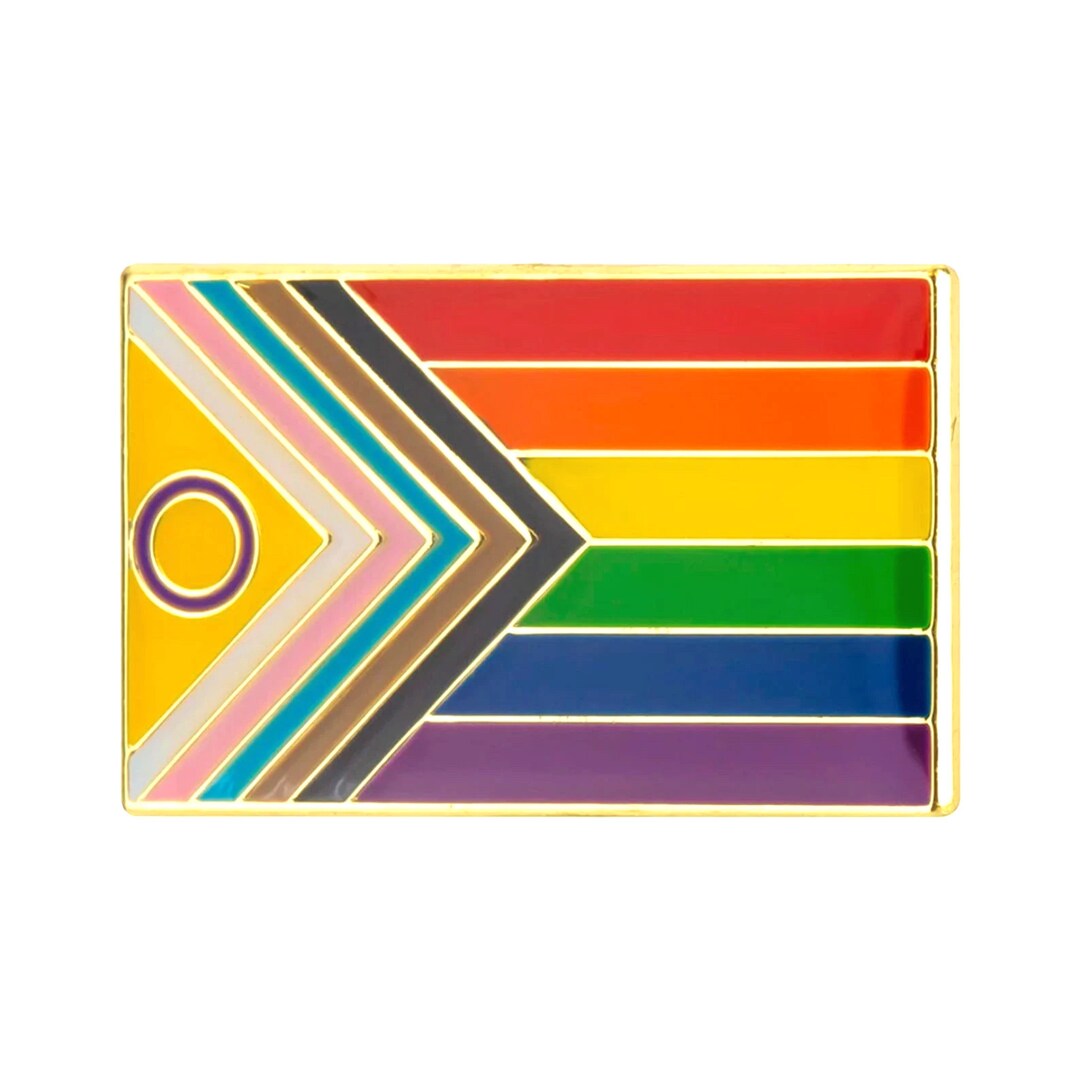 Intersex Inclusive Progress Pride Pin Badge In Enamel Etsy