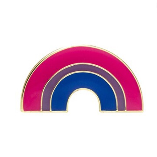 Bisexual Pride Pin Gay Lapel Pin Bisexual Flag Pin Heart Etsy Israel