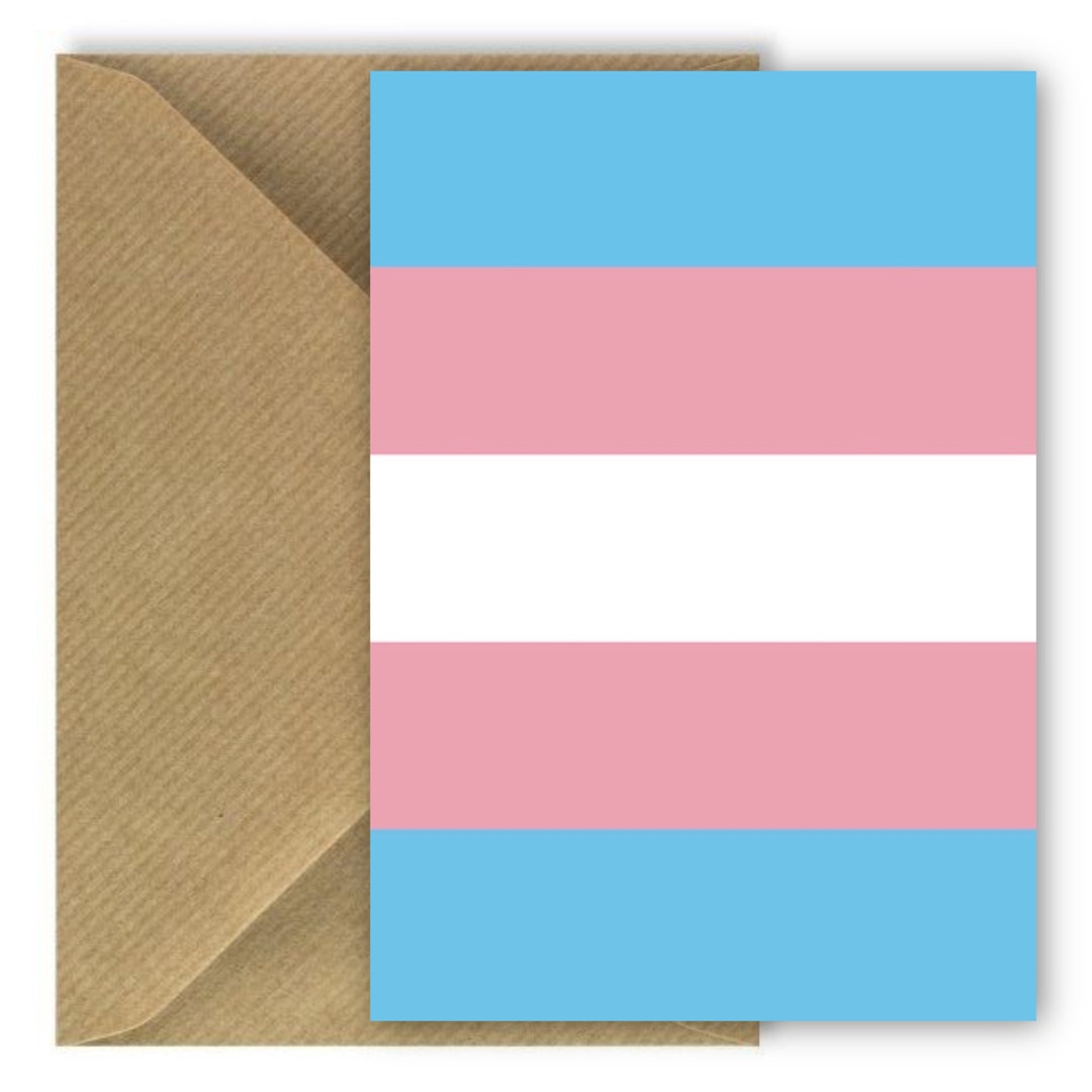 LGBTQ Pride Flag Cards Pride Flag gender LGBT Greetings Card rectangle ...