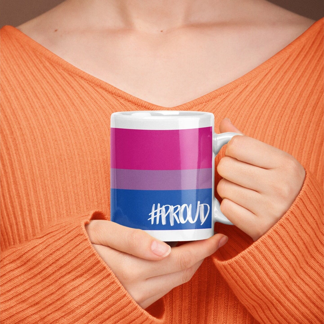 Bisexual Pride Flag PROUD LGBT Mug - Etsy