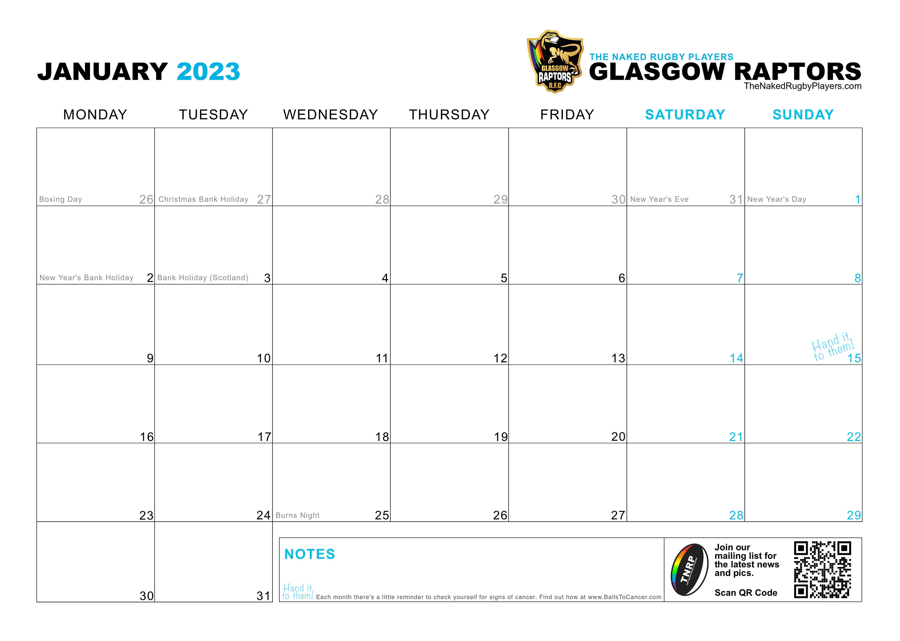 The Naked Rugby Players Calendar 2023 Official Includes - Etsy UK