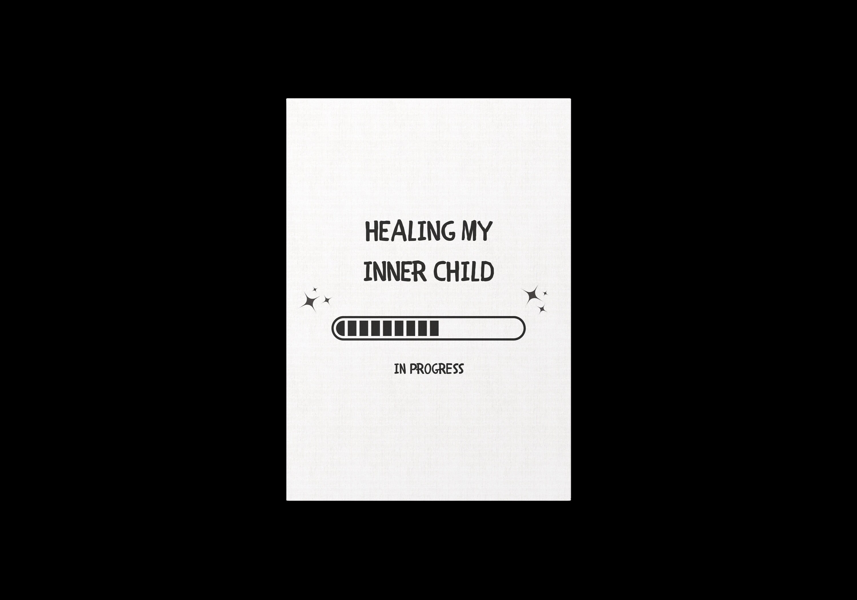 Healing in Progress Mental Health Poster Inner Child Art Wall Art for ...