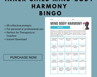 Boundaries Bingo Card | Inner Child Therapy Tools | Healing Tools ...