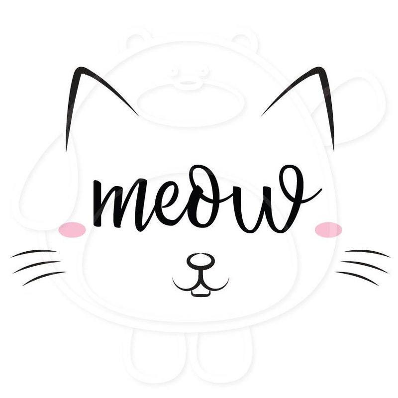 Meow Cat - Etsy