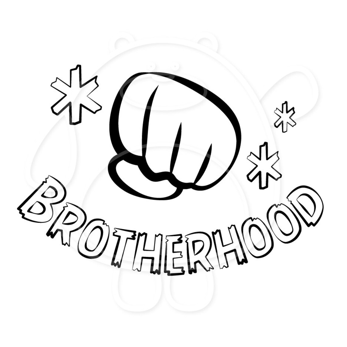 Brotherhood Svg Png Dxf and Eps 4 Formats Brother Team - Etsy