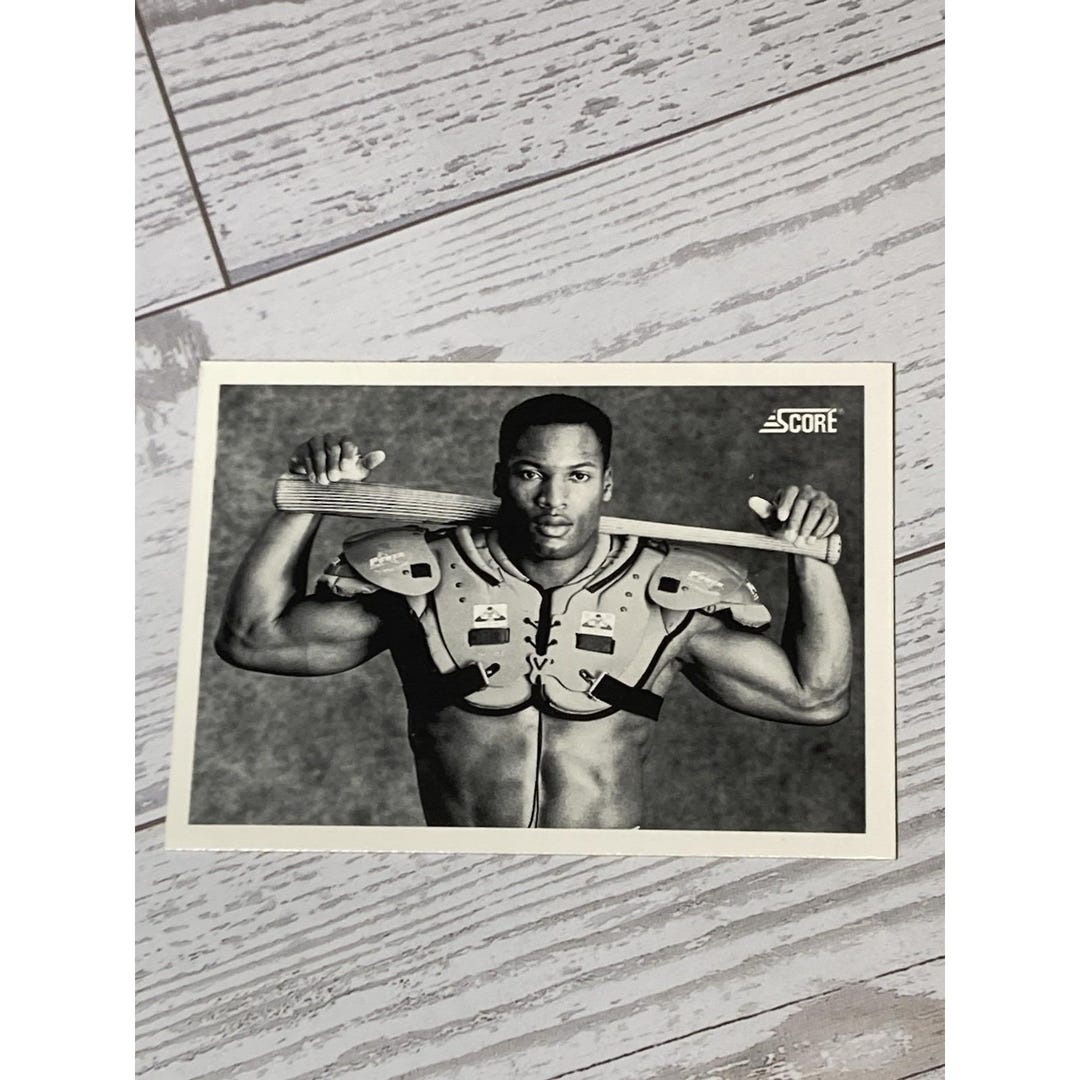1990 Score Bo Jackson #697 Baseball Football Card Royals Raiders - Etsy ...