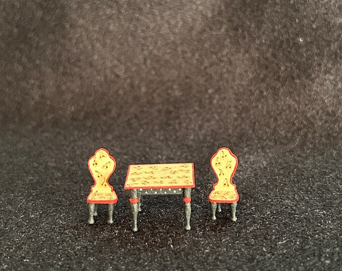 1/48 Scale Miniature Hemy Table and Chairs Set - Etsy
