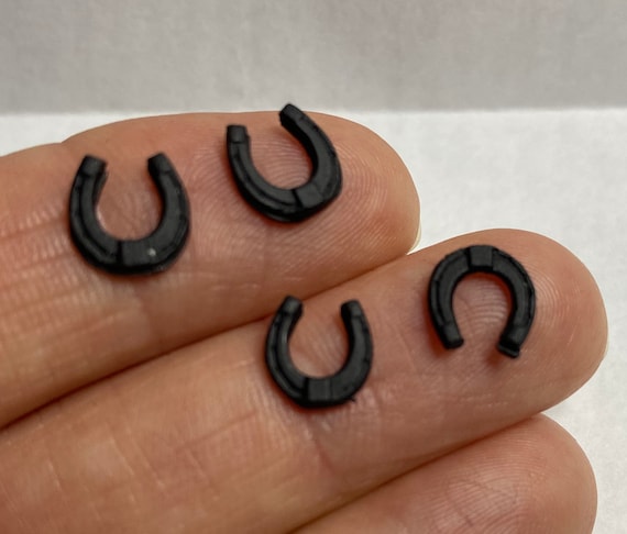 1/2 Scale Miniature Set of 4 Horseshoes - Etsy