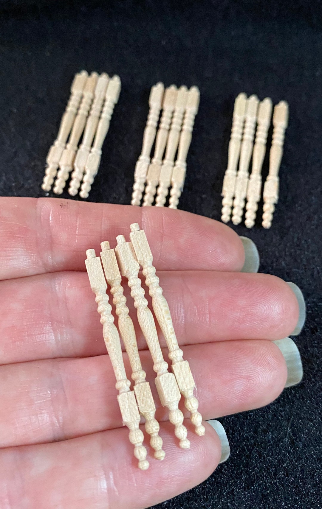 Miniature Wood Turnings - Pack of 16 - Etsy
