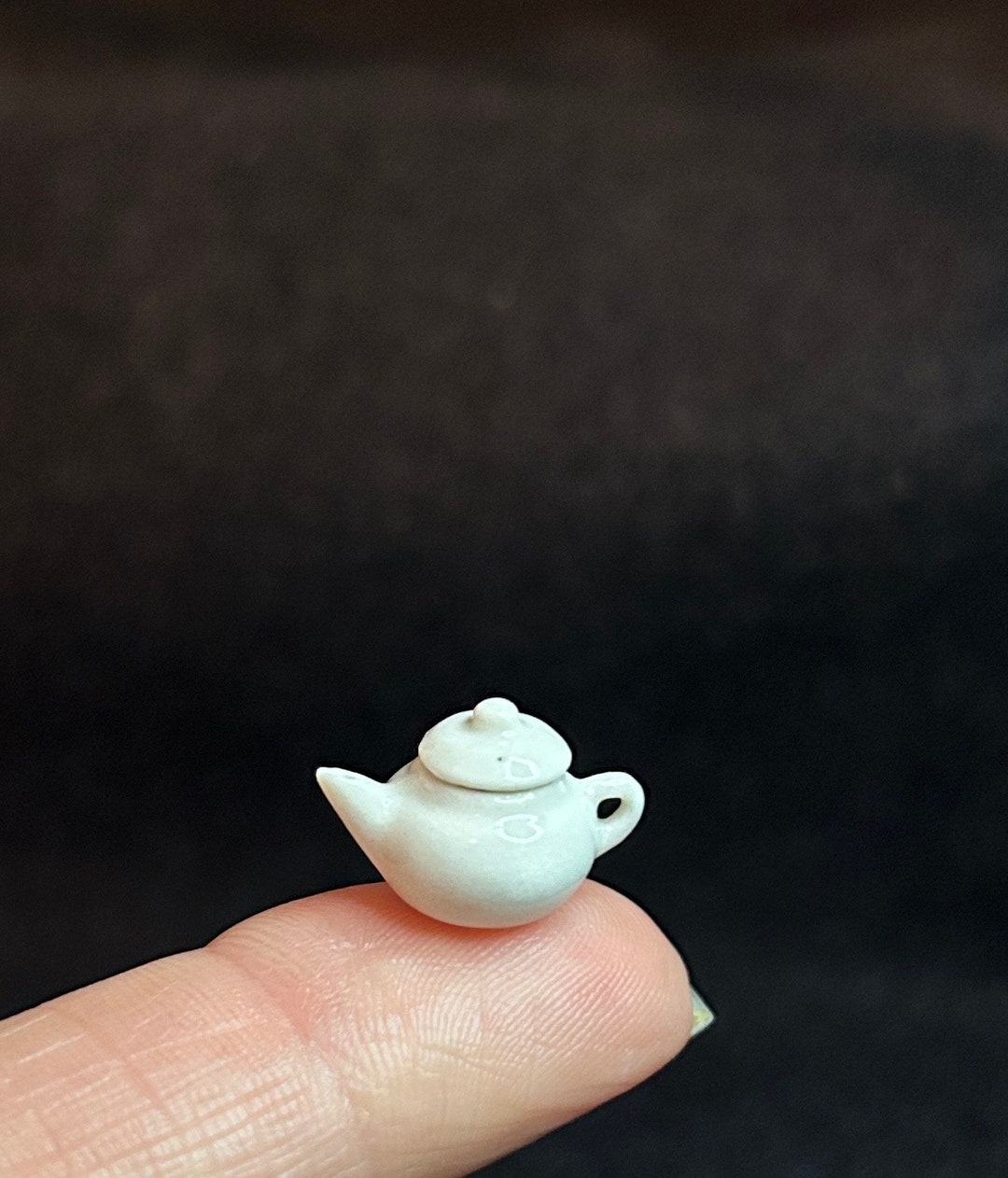 1/24 Scale Miniature Chunky Teapot White - Etsy