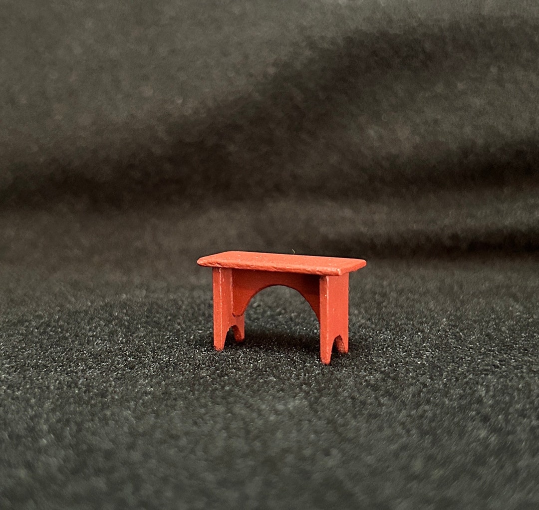 1/24 Scale Miniature Bench - Etsy