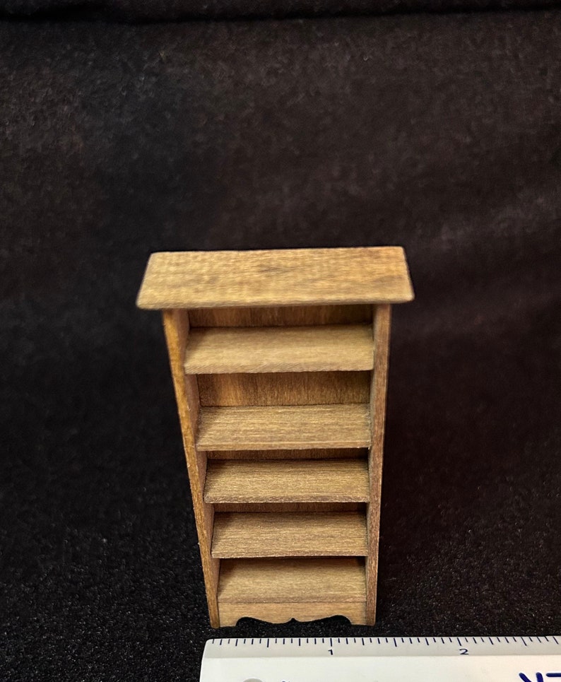 1/2 Scale Miniature Bookcase Kit - Etsy