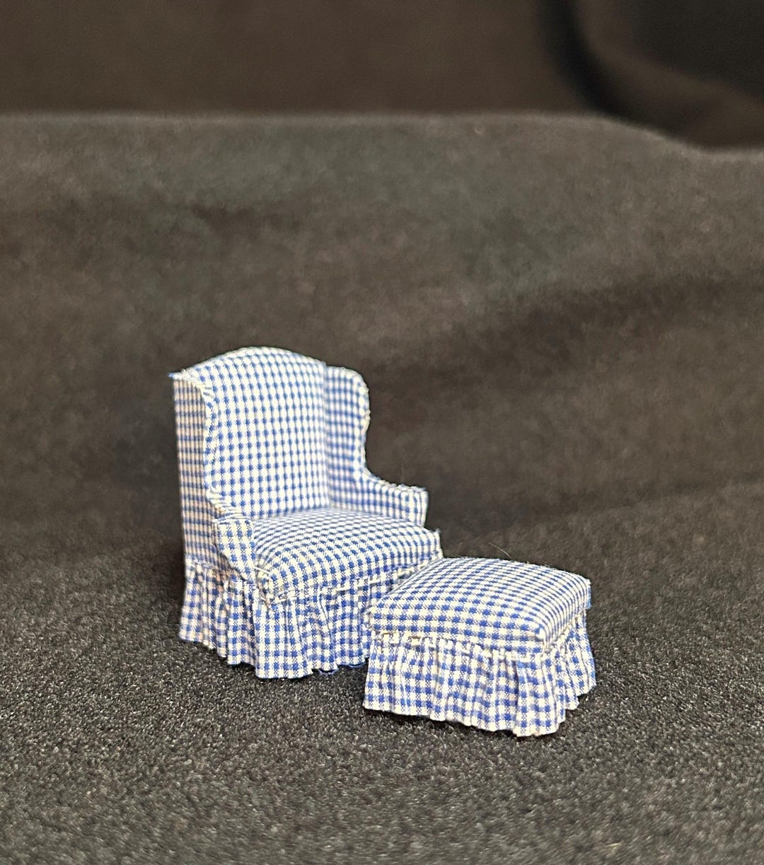 1/24 Scale Miniature Sue Hoeltge Chair and Ottoman - Etsy