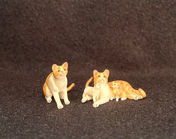 1/12 Scale Miniature Cats - Etsy