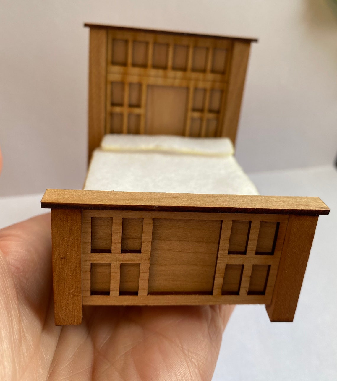 1/2 Scale Miniature Craftsman Formal Bed KIT - Etsy