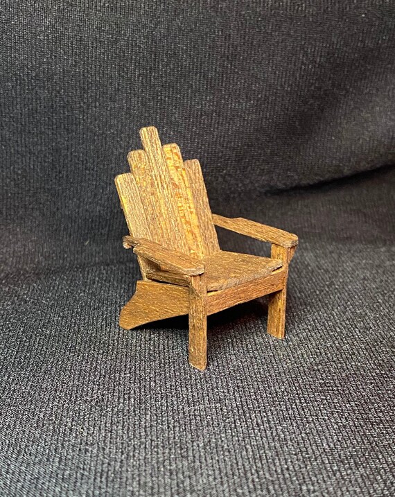 1/2 Scale Miniature Adirondack Chair - Etsy