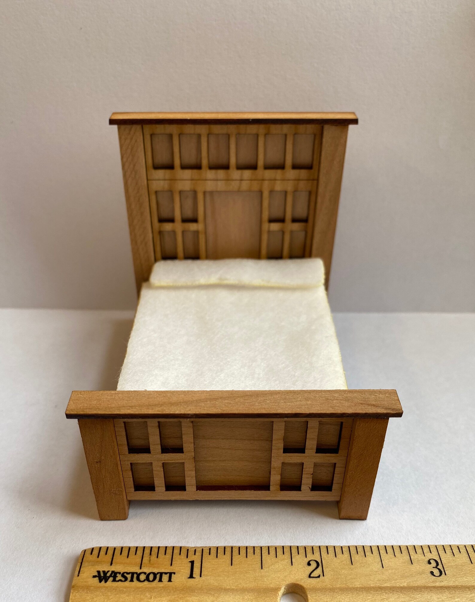1/2 Scale Miniature Craftsman Formal Bed KIT - Etsy