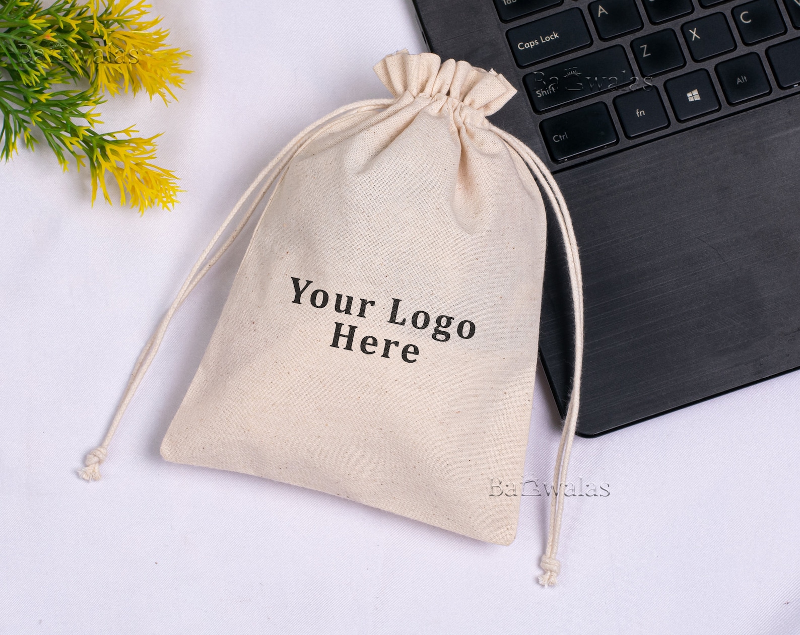 100 Organic Cotton Drawstring Bag Personalized Jewelry - Etsy