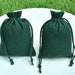 100 Personalized Green Color Pouch With Drawstring for Jewelry ...