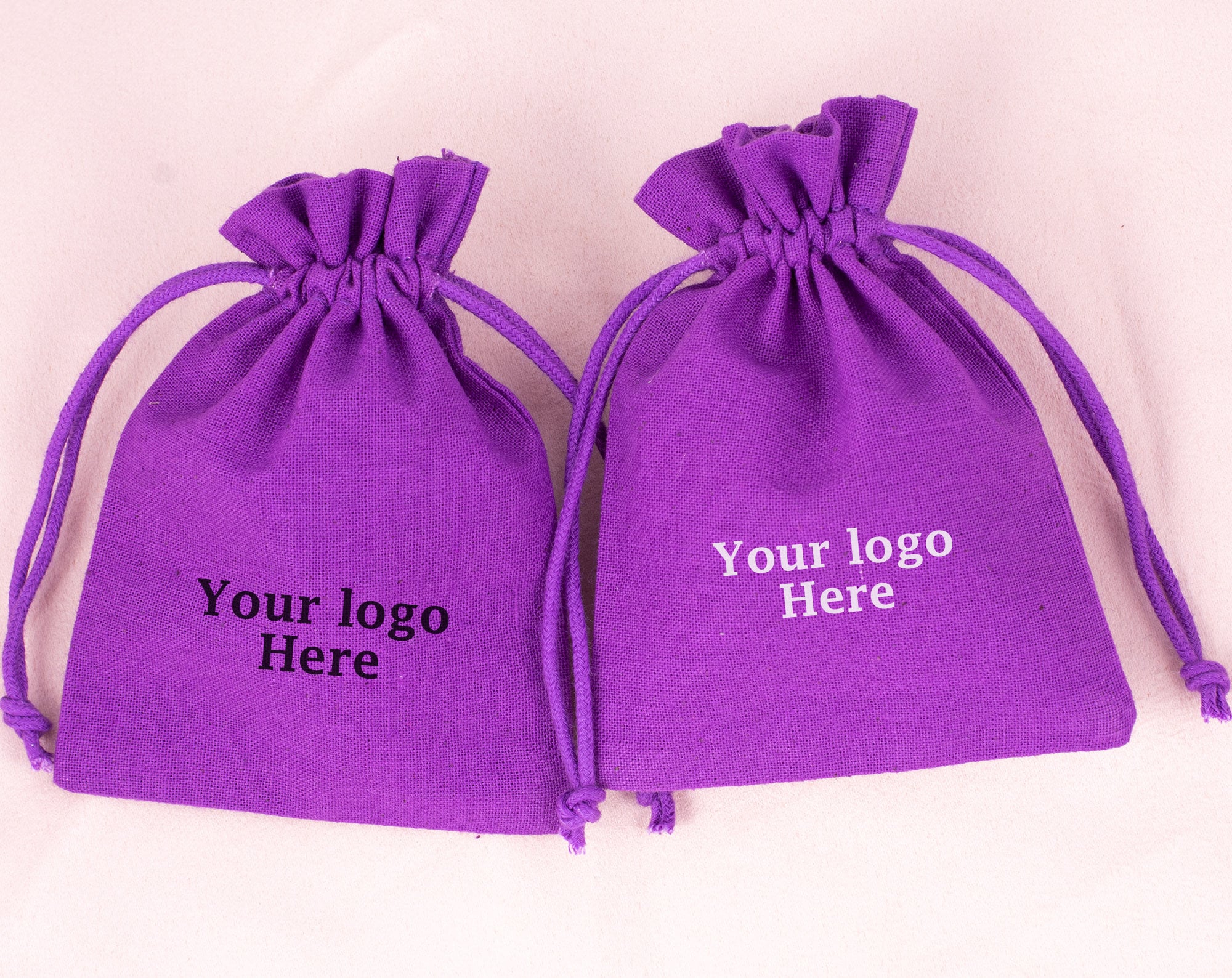 100 Purple Custom Drawstring Bags Jewelry Gift Packaging | Etsy