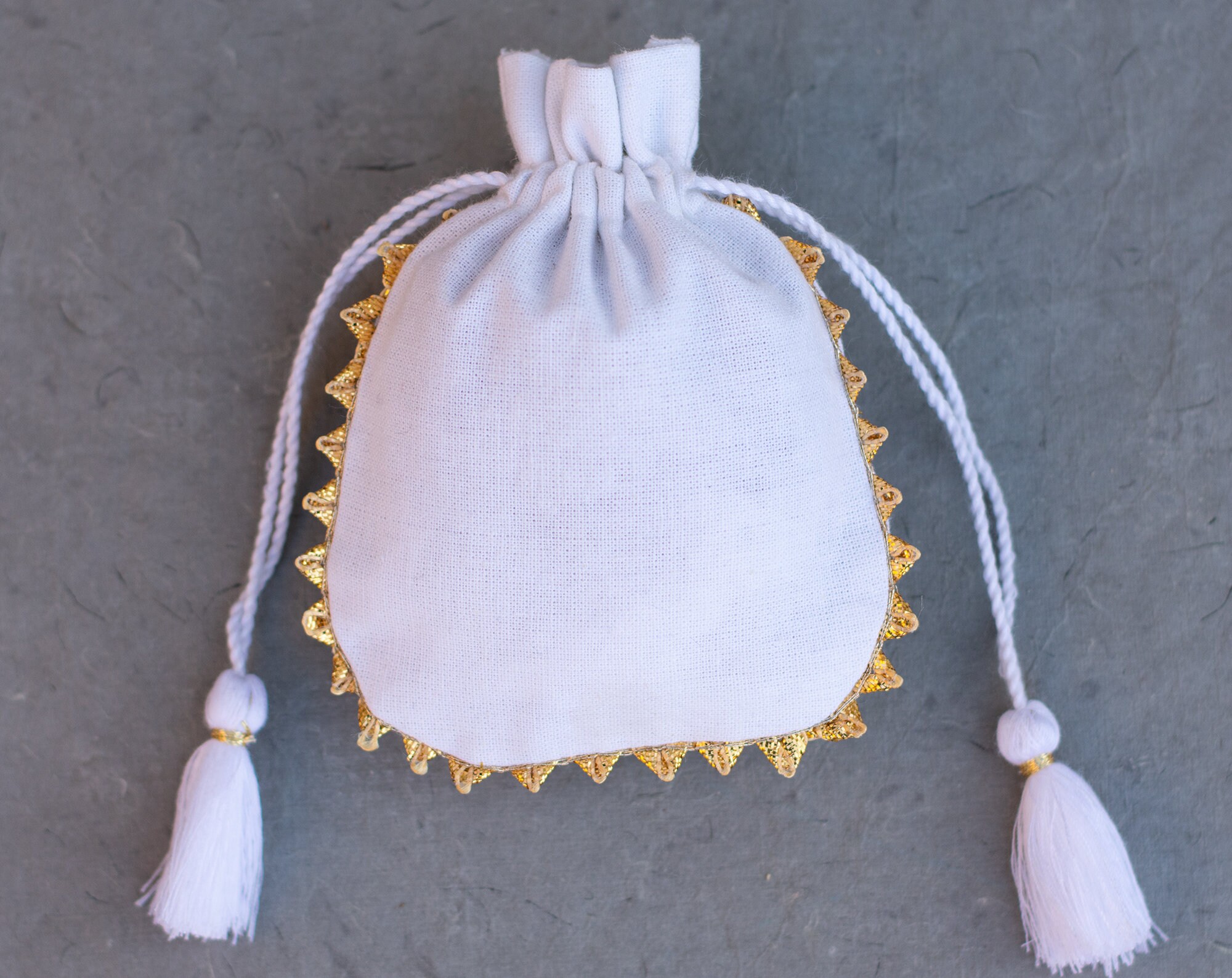 100 White Drawstring Jewelry Packaging Pouch Wedding Favor - Etsy