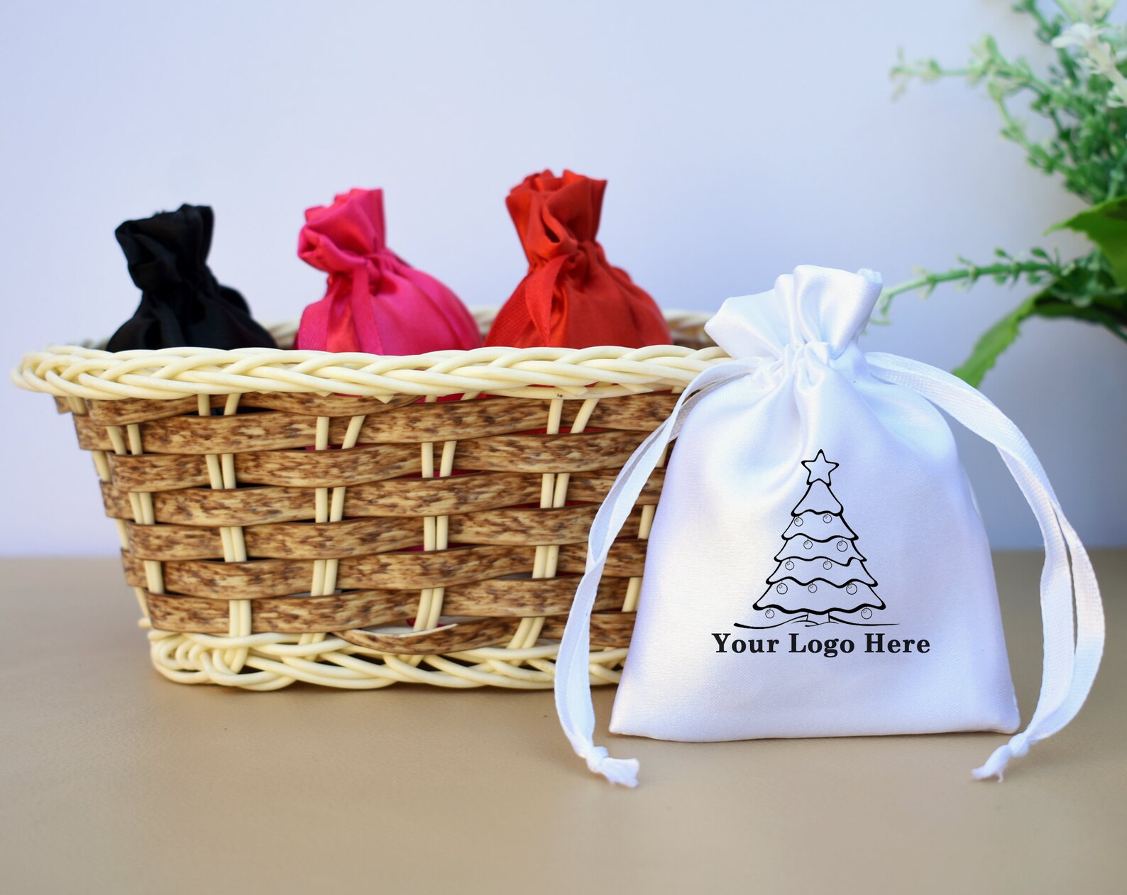 100 Custom Satin Drawstring Bag Jewelry Package With Logo - Etsy