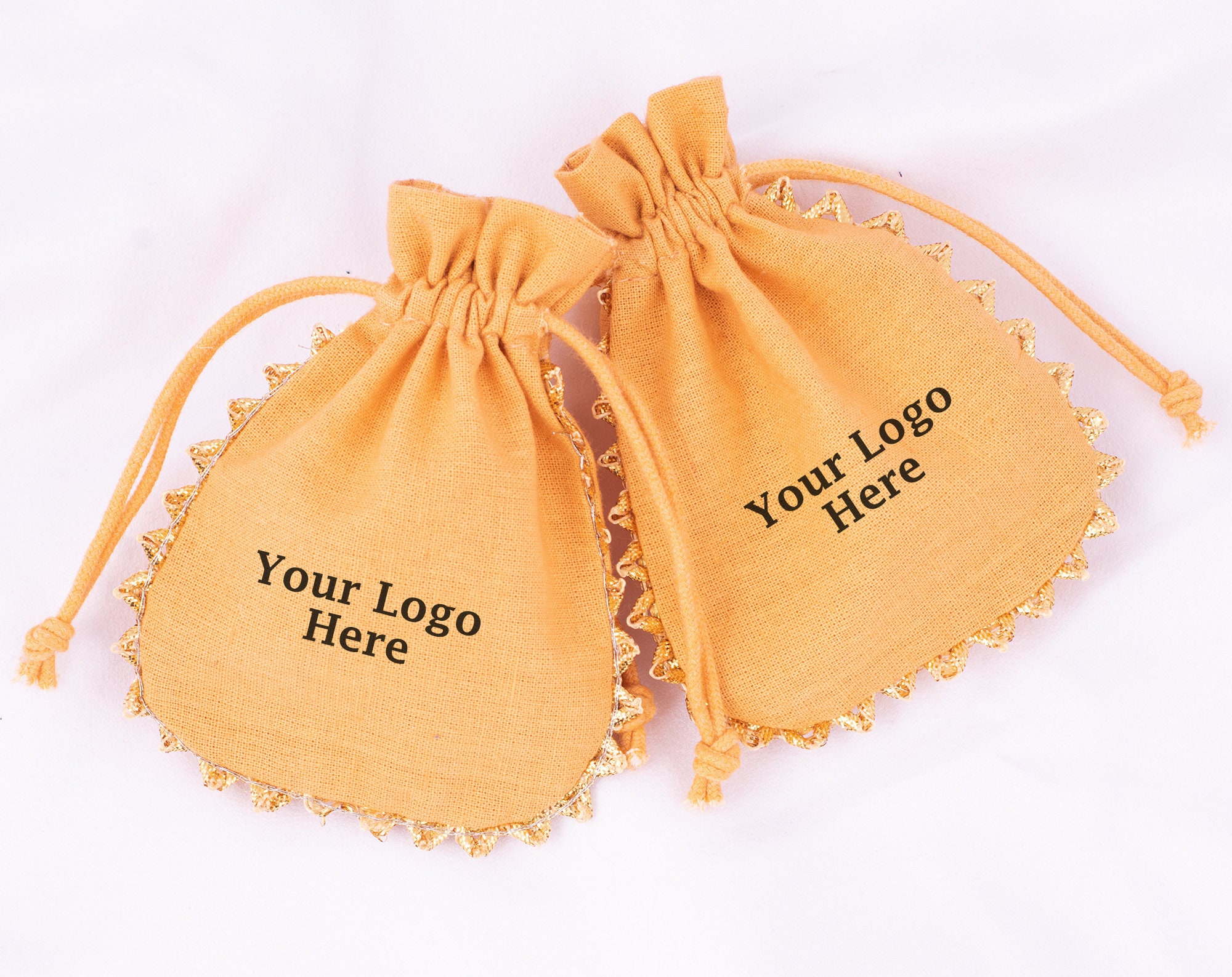 100 Designer Cotton Drawstring Pouches for Jewelry Packaging | Etsy