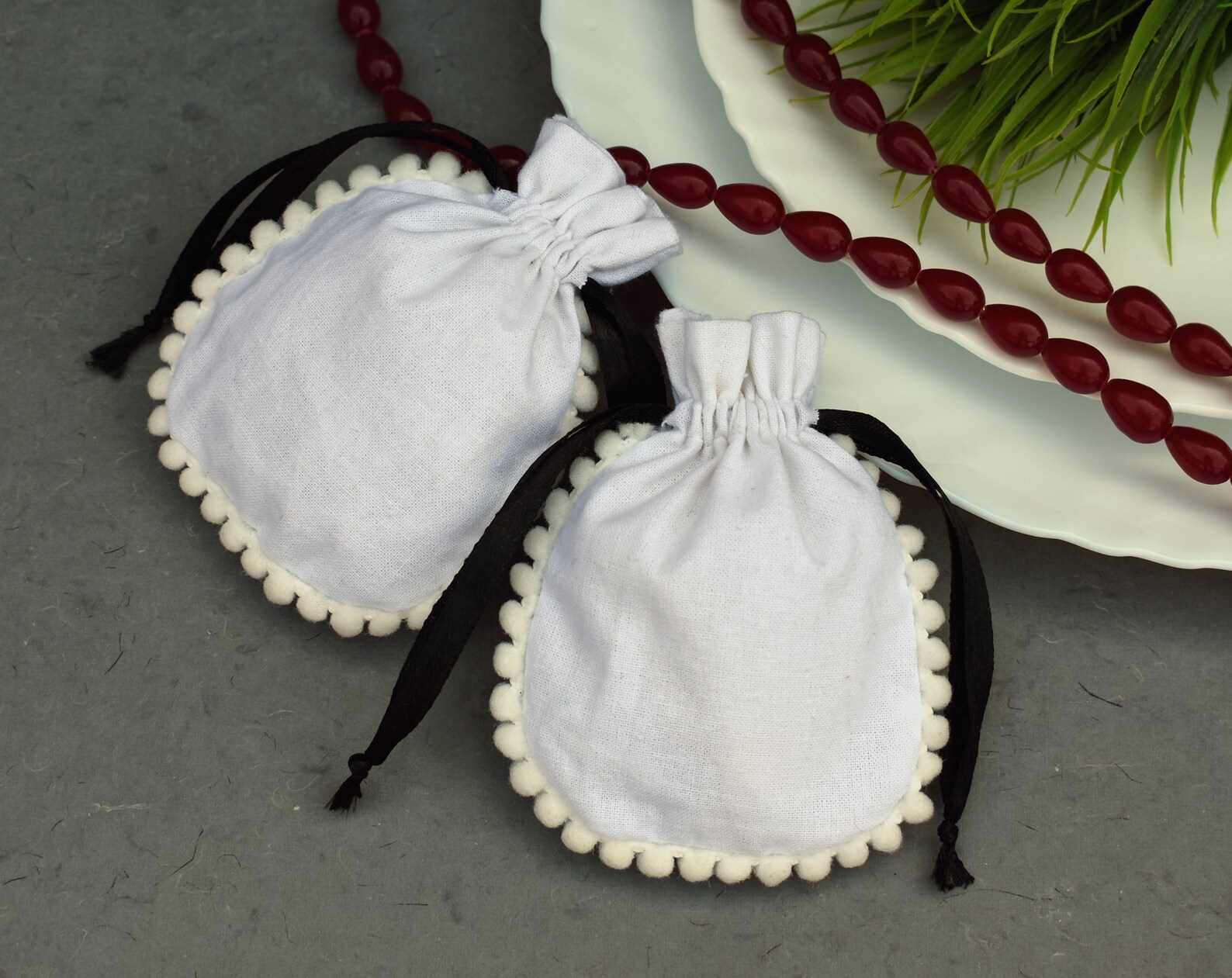 100 Black Drawstring Jewelry Pouch Eco-Friendly Cotton Bags | Etsy