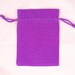 100 Purple Custom Drawstring Bags, Jewelry Gift Packaging Pouch ...