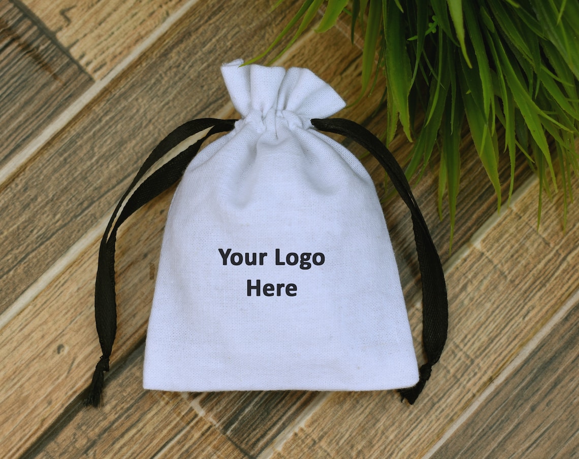 Pack of 100 Custom Jewelry Pouch Small Drawstring Bag | Etsy