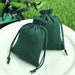 100 Personalized Green Color Pouch With Drawstring for Jewelry - Etsy